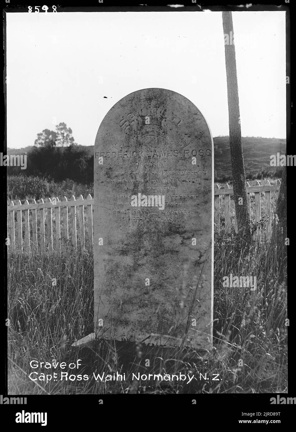 Grave of Captain Ross at Waihi - Normanby, Circa 1895, by William ...