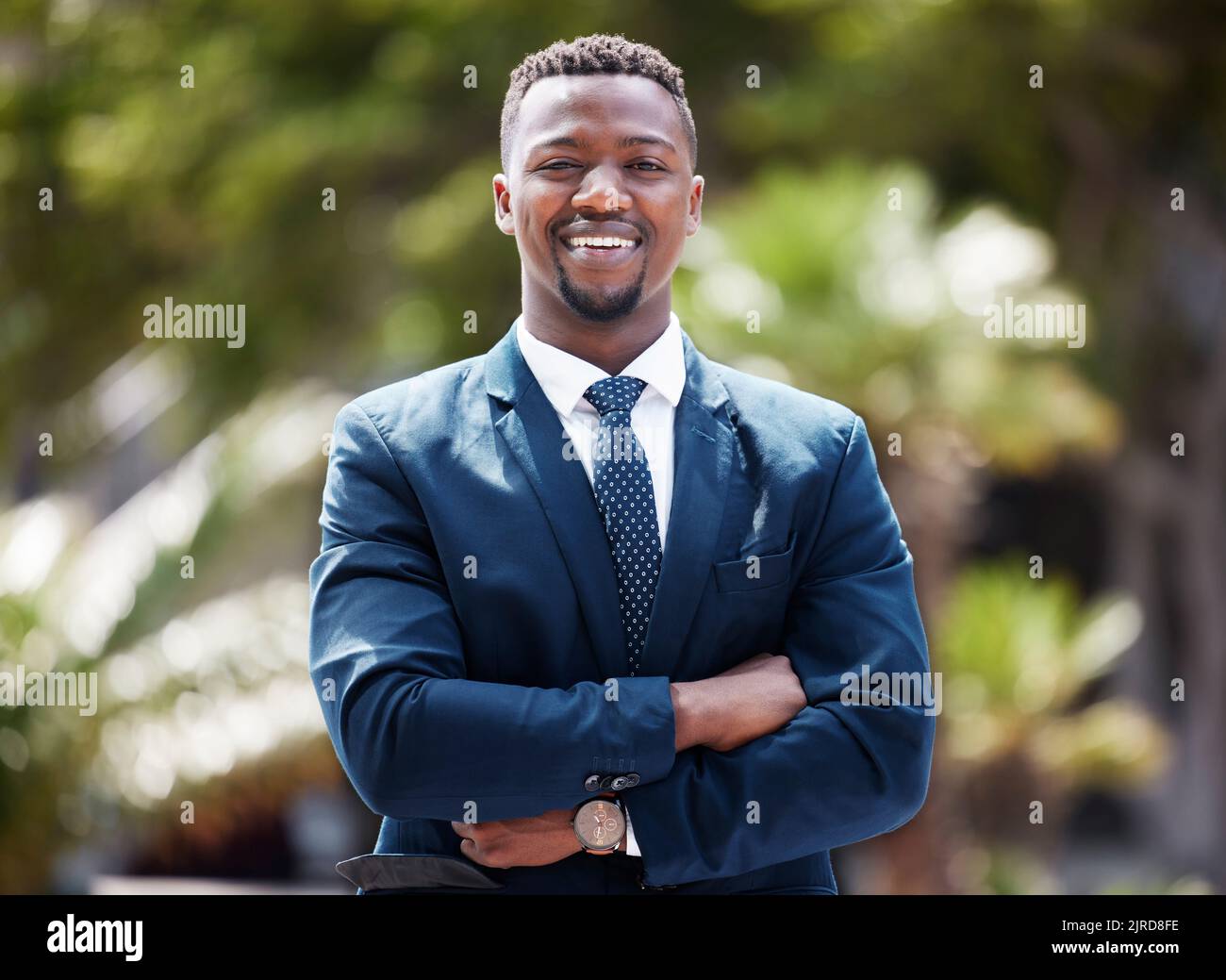 Success, happy and business mindset of a corporate executive man ...