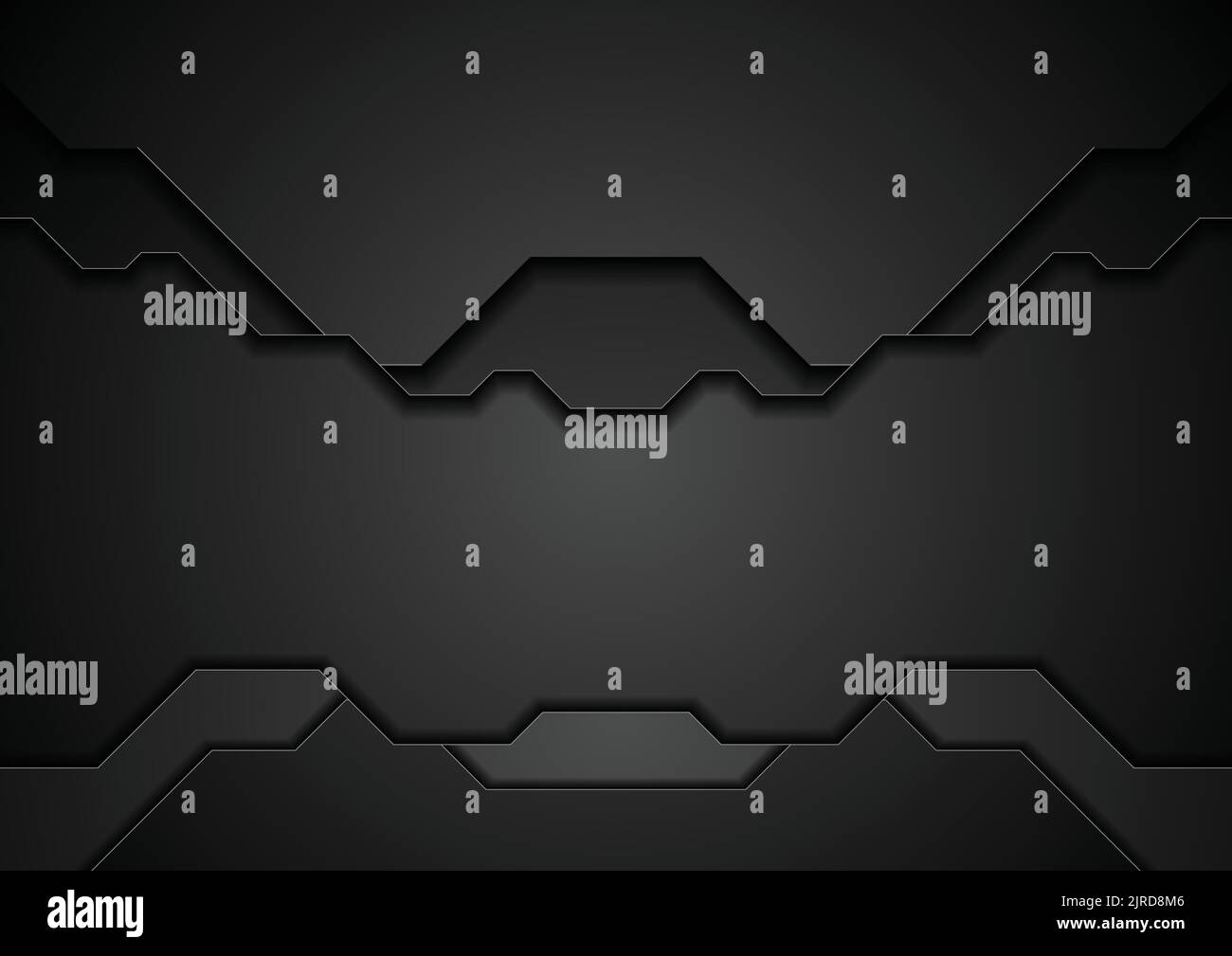 Black technology concept abstract background. Vector futuristic ...