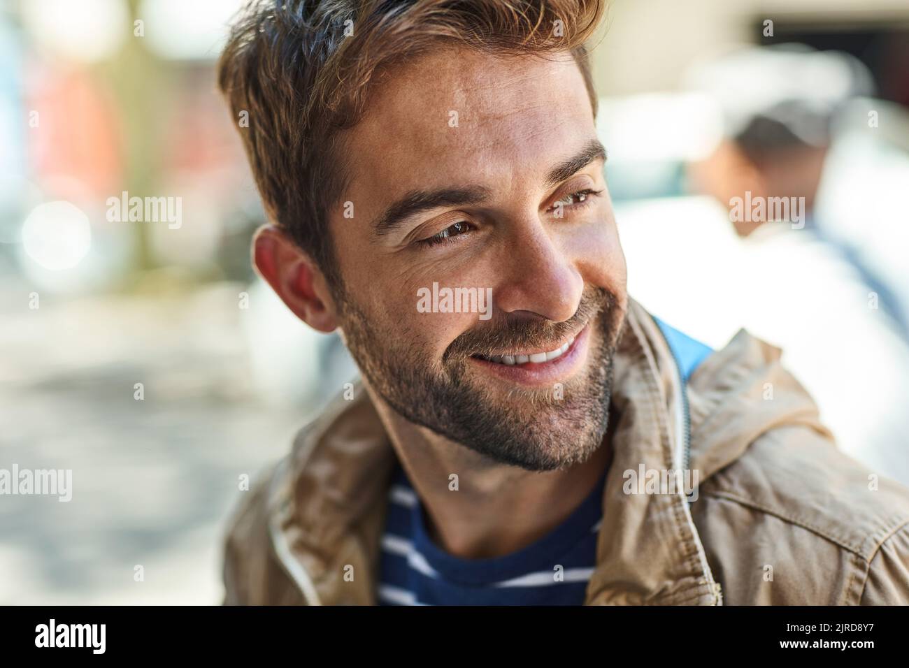 Travel adds meaning to my life. a laid-back tourist relaxing at a ...