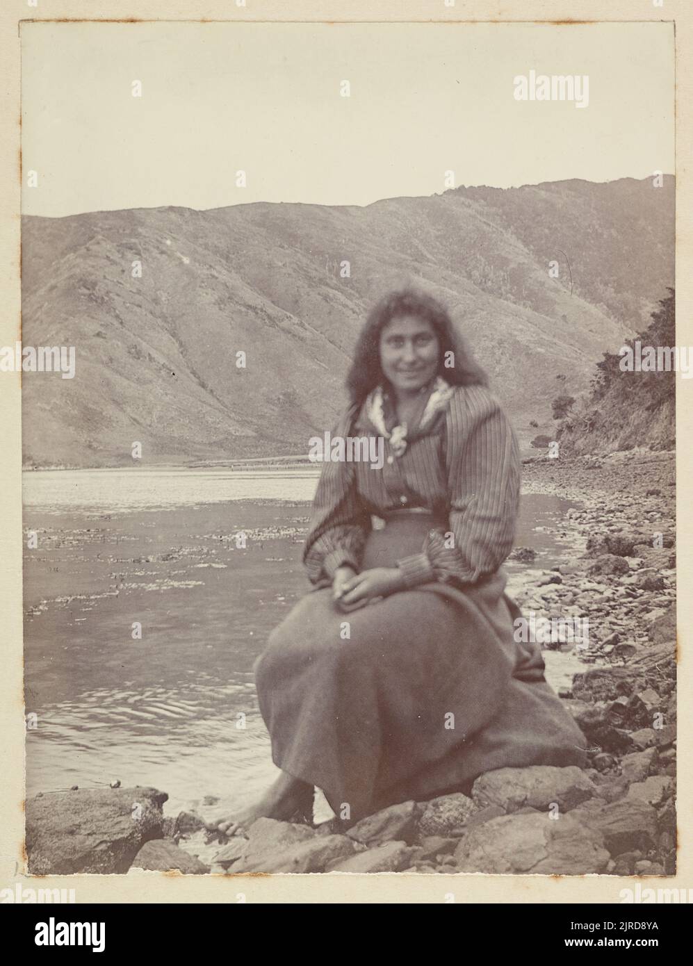 Woman. From album: Hand camera work photograph album, circa 1898, New ...