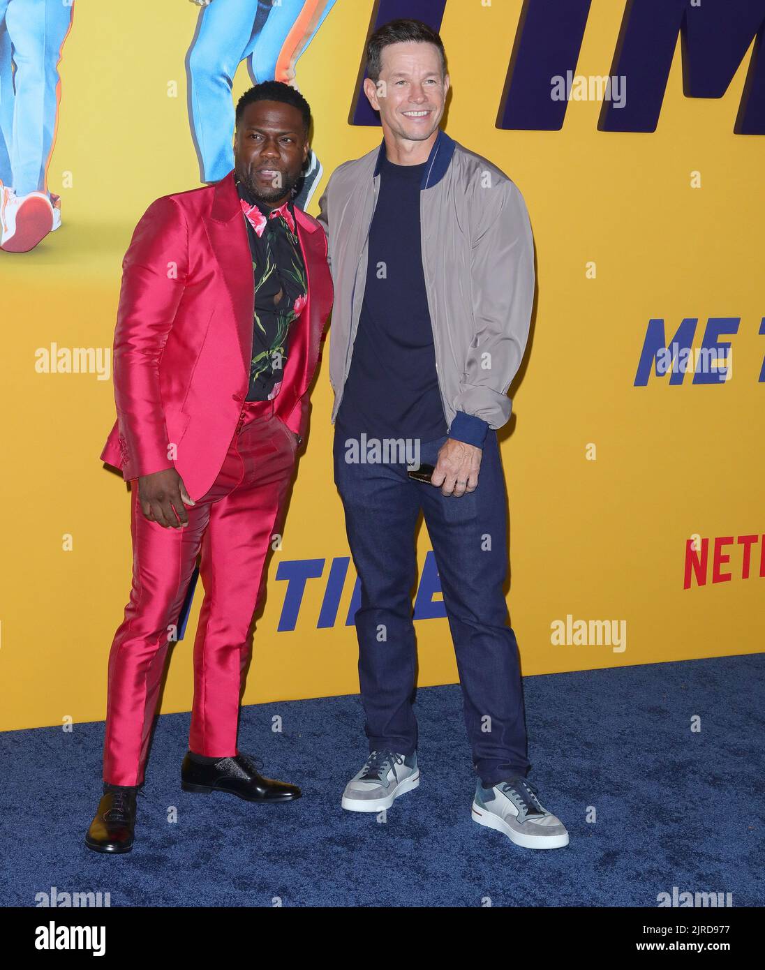 Kevin Hart, Mark Wahlberg arrives at The premiere of the Netflix film ...
