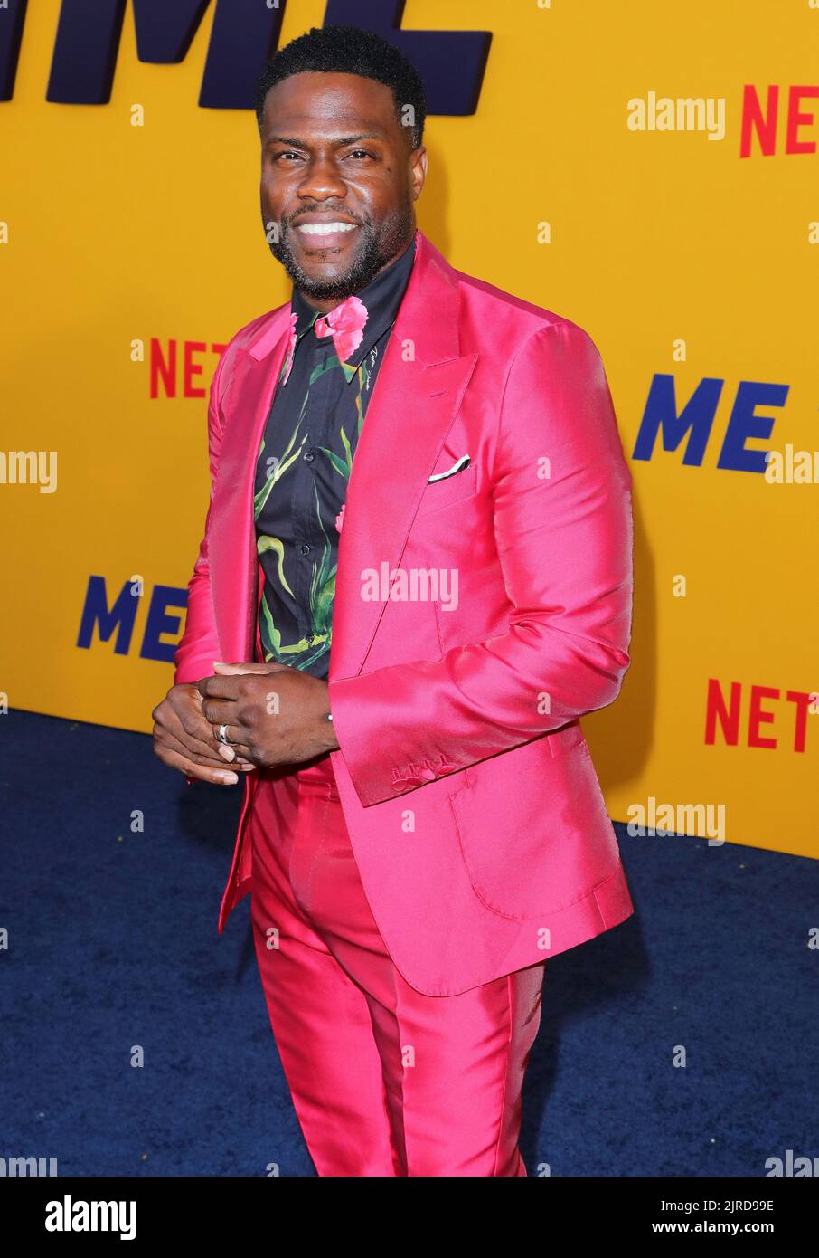 Kevin Hart arrives at The premiere of the Netflix film, ME TIME held at ...