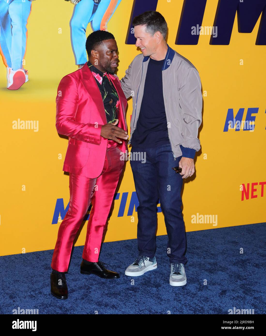 Kevin Hart, Mark Wahlberg arrives at The premiere of the Netflix film ...
