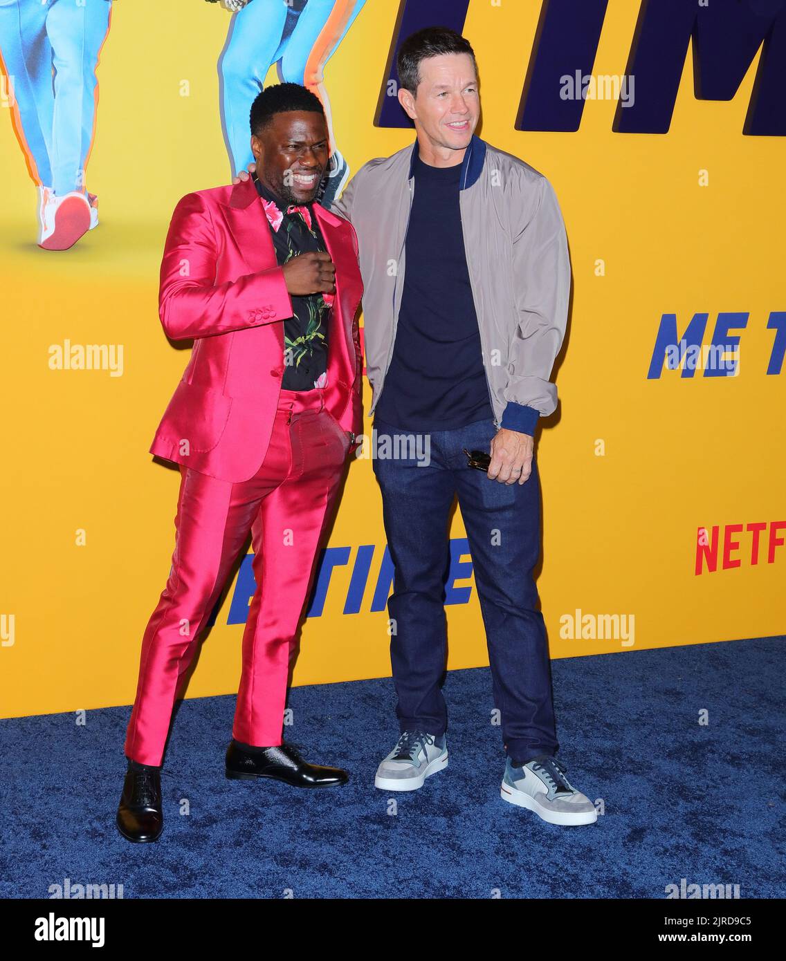 Kevin Hart, Mark Wahlberg arrives at The premiere of the Netflix film ...