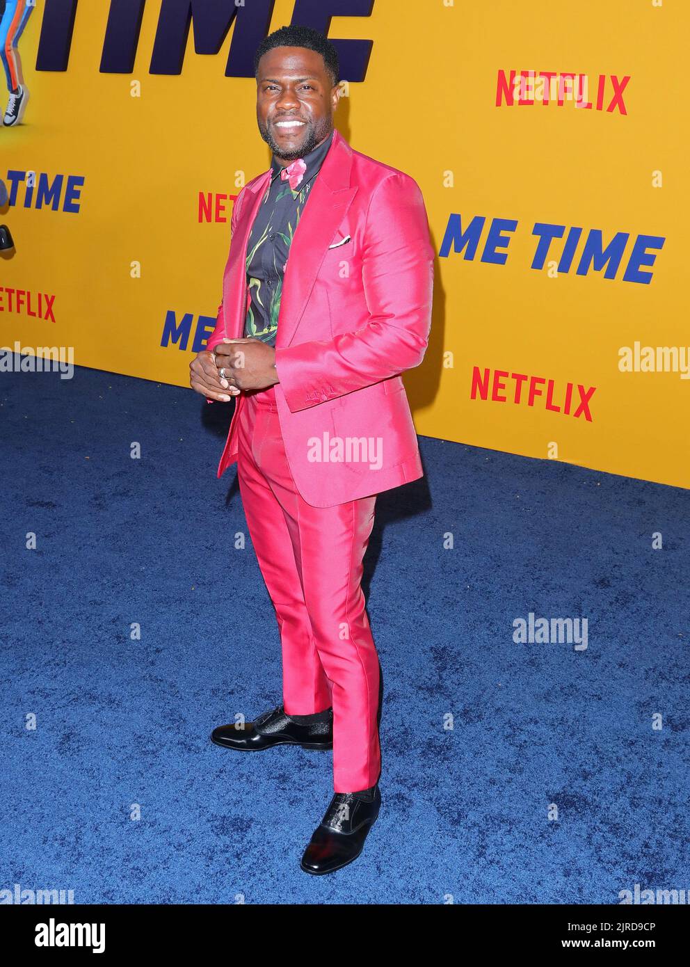 Kevin Hart arrives at The premiere of the Netflix film, ME TIME held at ...