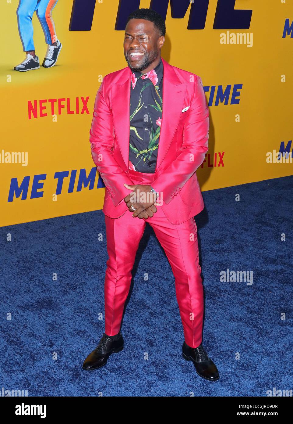 Kevin Hart arrives at The premiere of the Netflix film, ME TIME held at ...