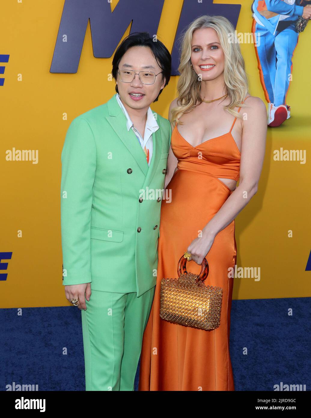 Jimmy O. Yang, Bri Kimmel arrives at The premiere of the Netflix film ...