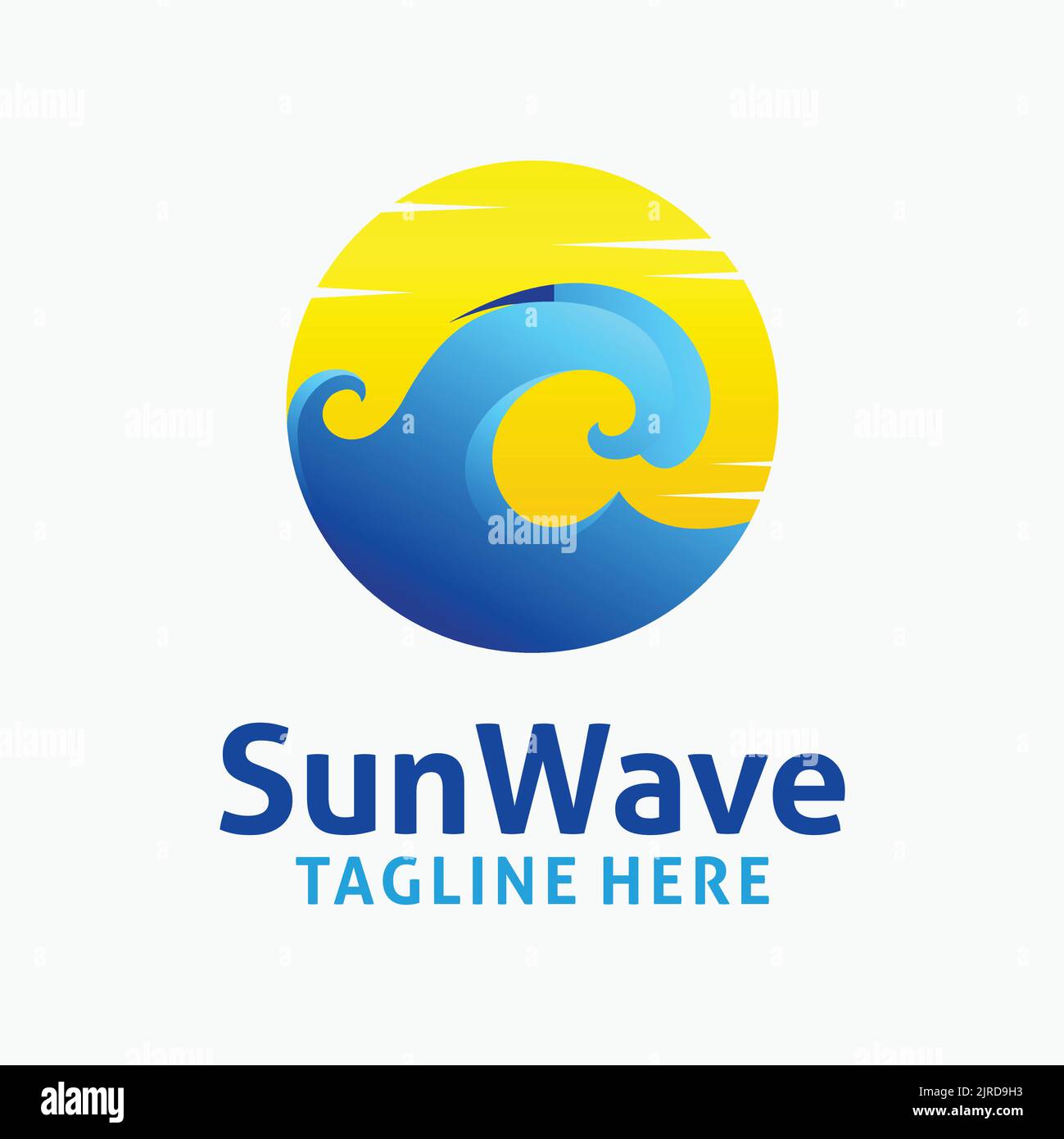 Ocean wave logo design Stock Vector Image & Art - Alamy