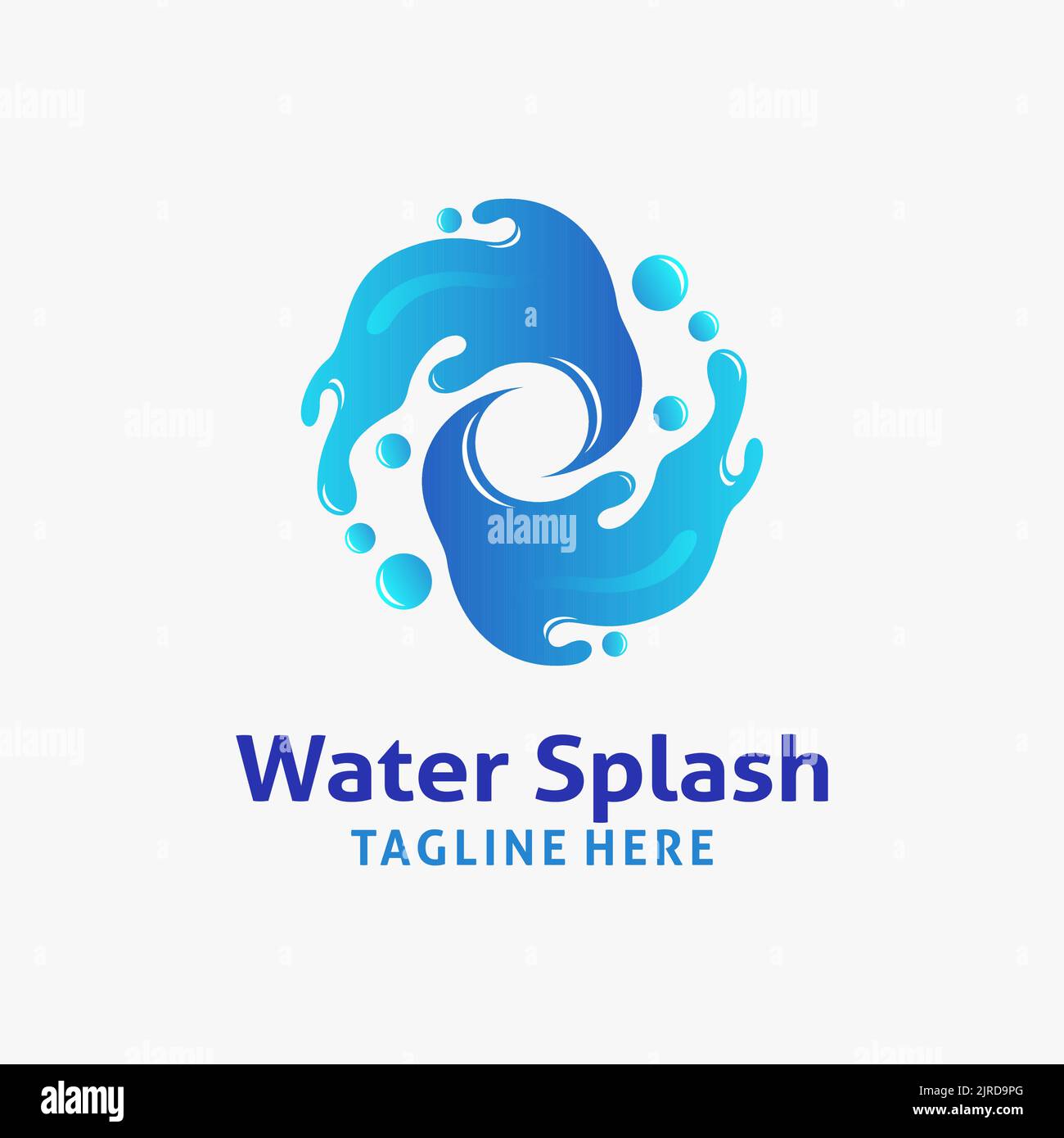 Water splash logo design Stock Vector Image & Art - Alamy