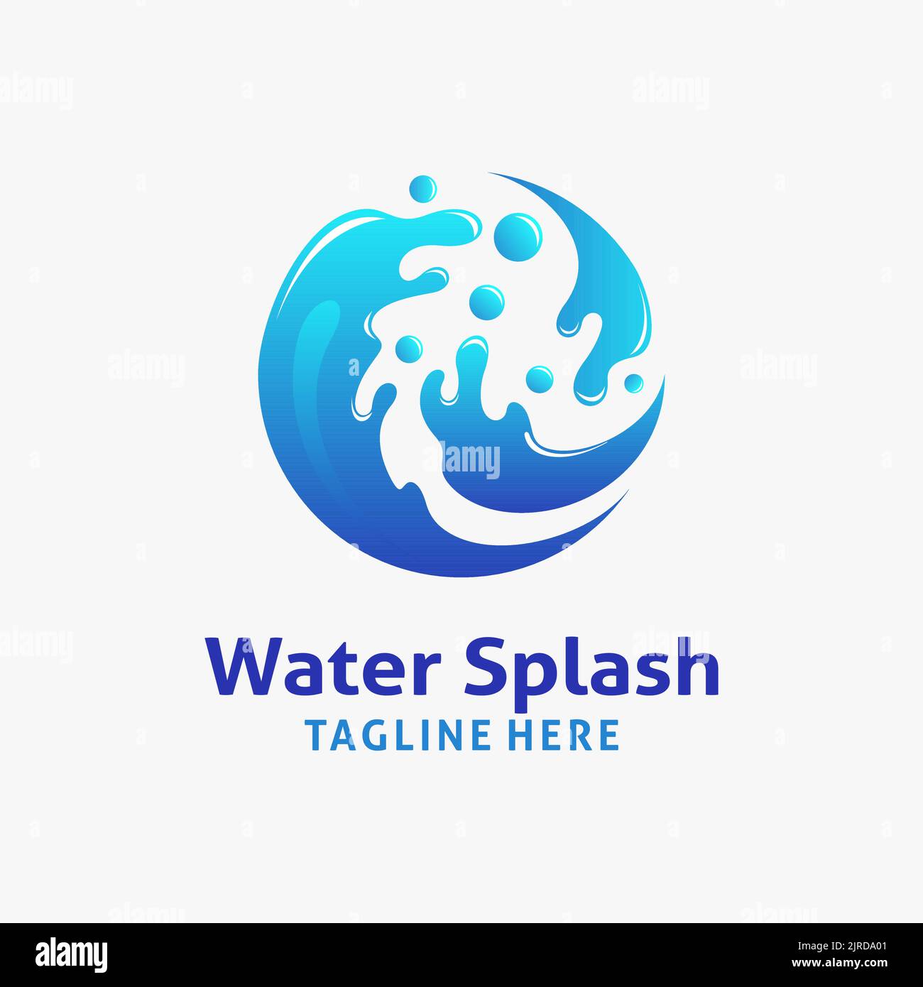 Water splash logo design Stock Vector Image & Art - Alamy