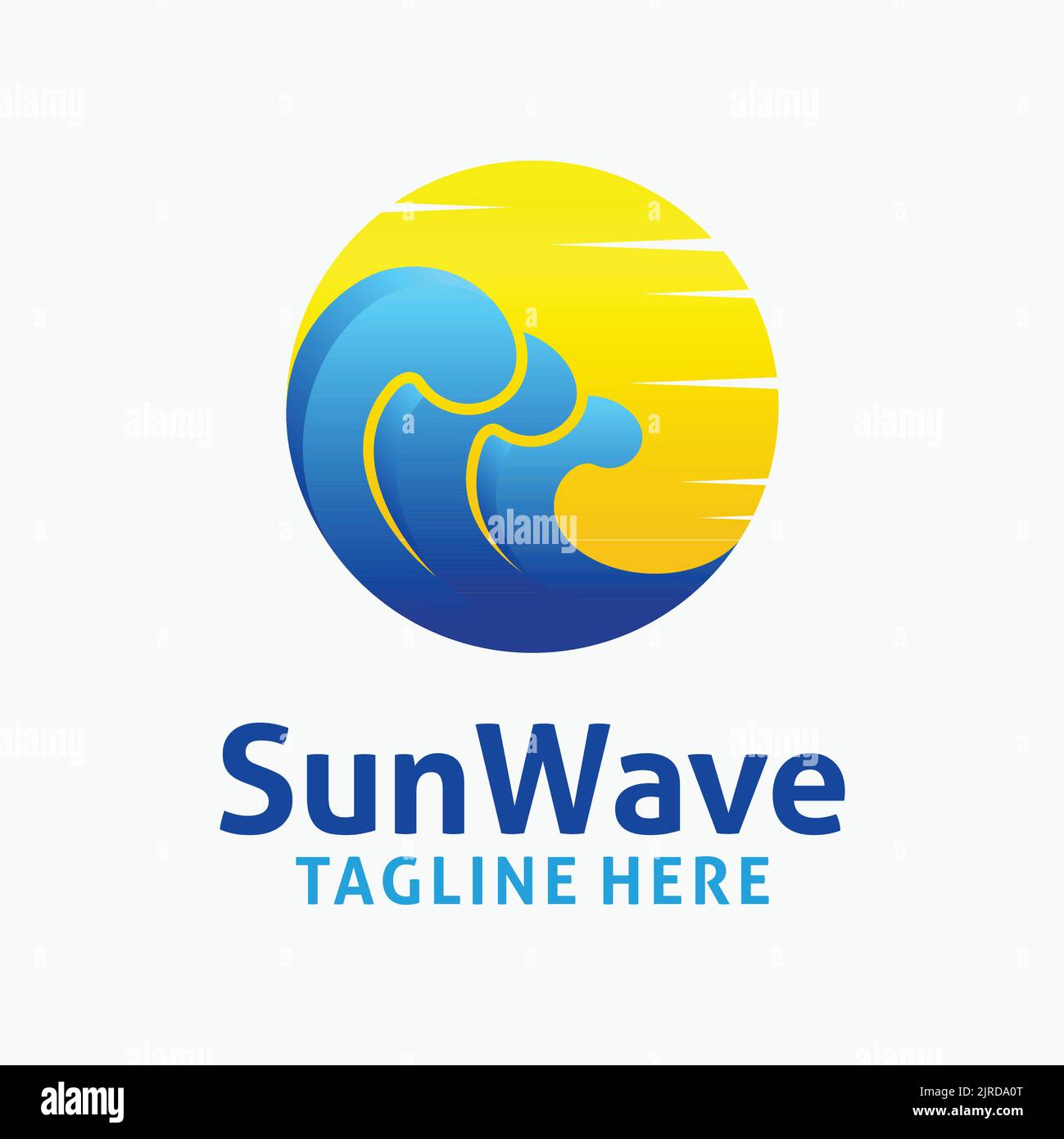 Ocean wave logo design Stock Vector Image & Art - Alamy