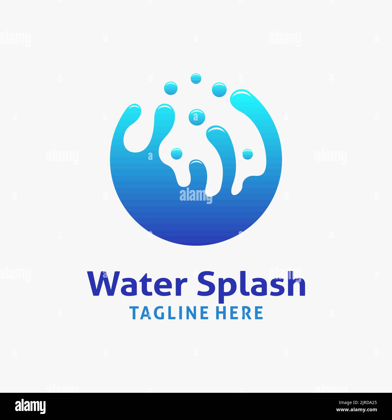Water splash logo design Stock Vector Image & Art - Alamy