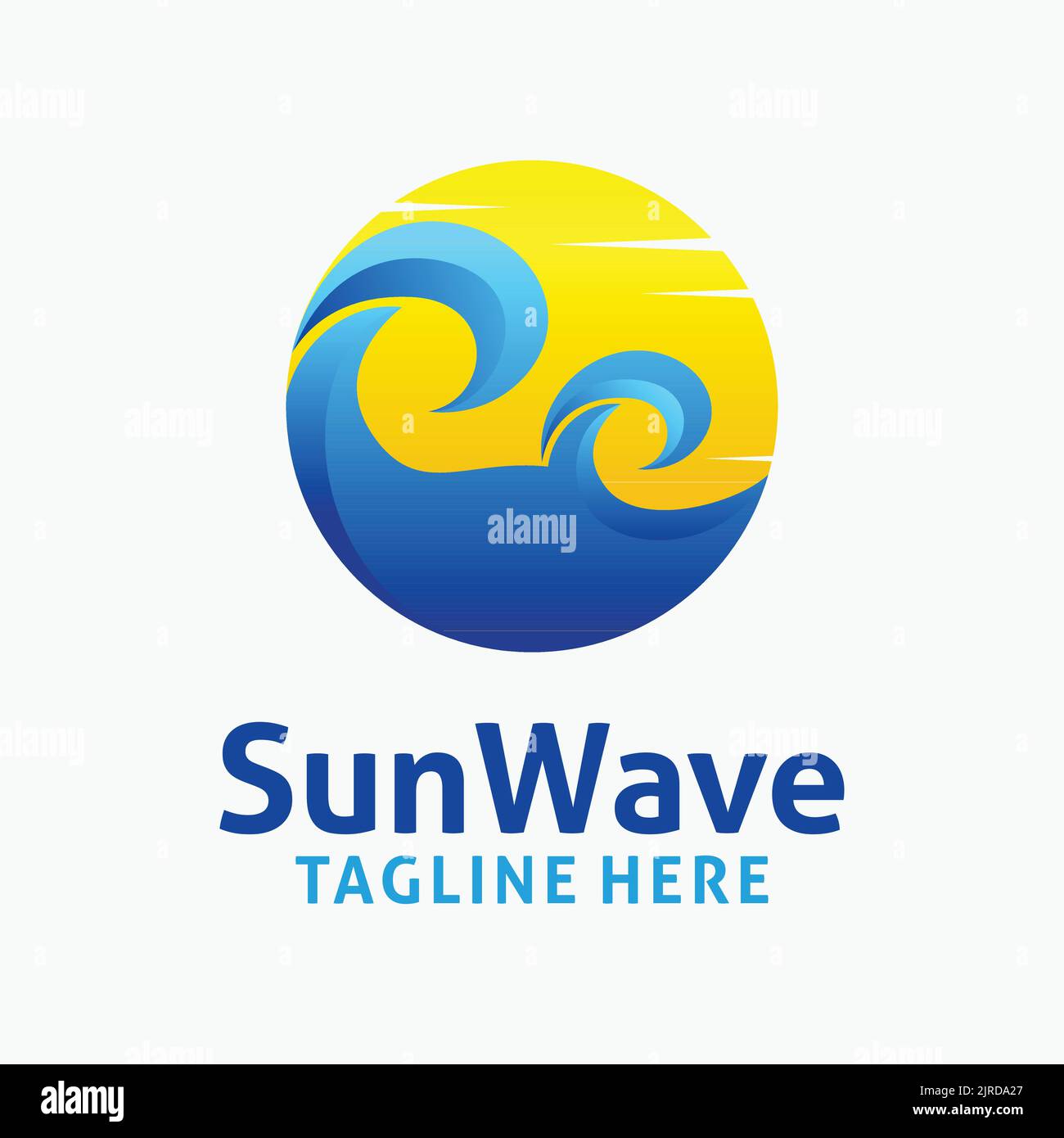 Ocean wave logo design Stock Vector Image & Art - Alamy