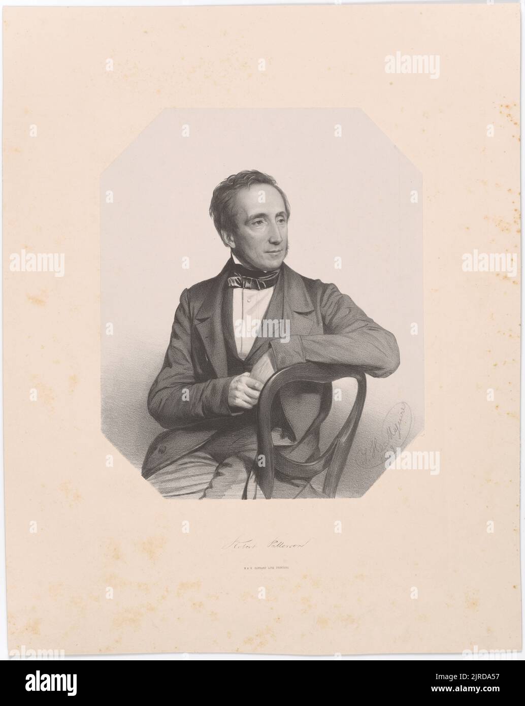 Portrait of Robert Patterson, 1849, England, by Thomas Maguire ...