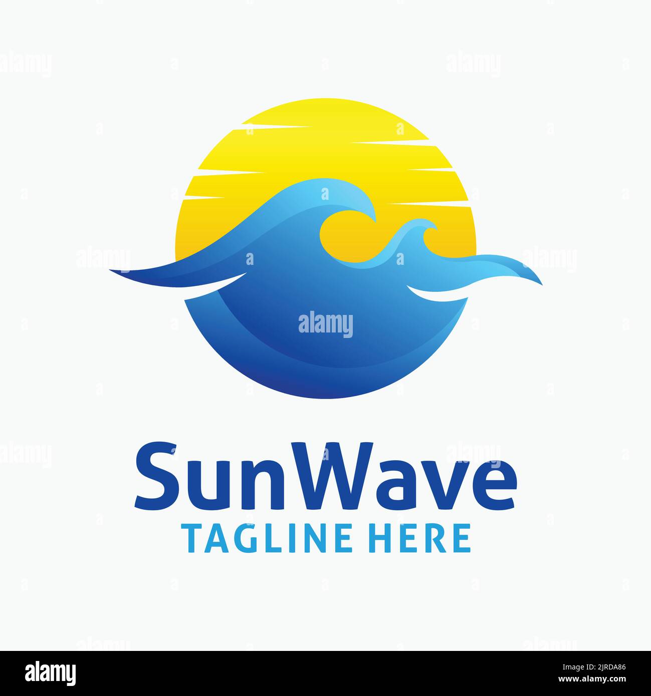 Ocean wave logo design Stock Vector Image & Art - Alamy