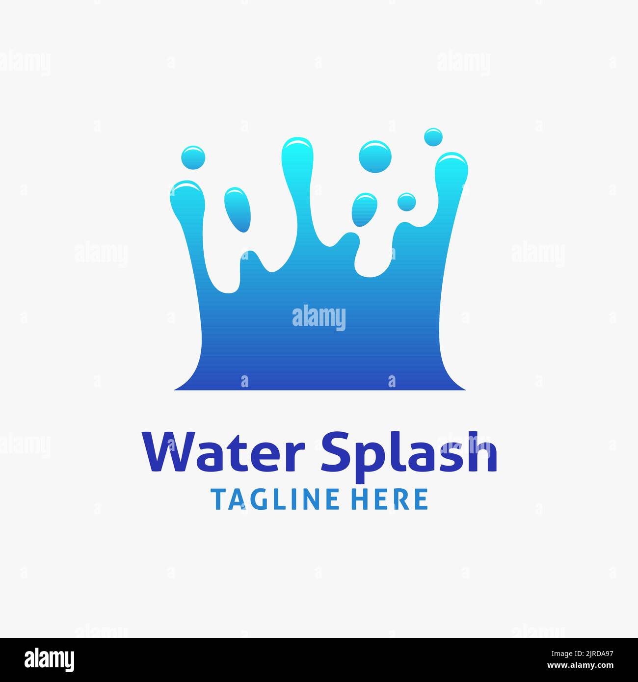 Water splash logo design Stock Vector Image & Art - Alamy
