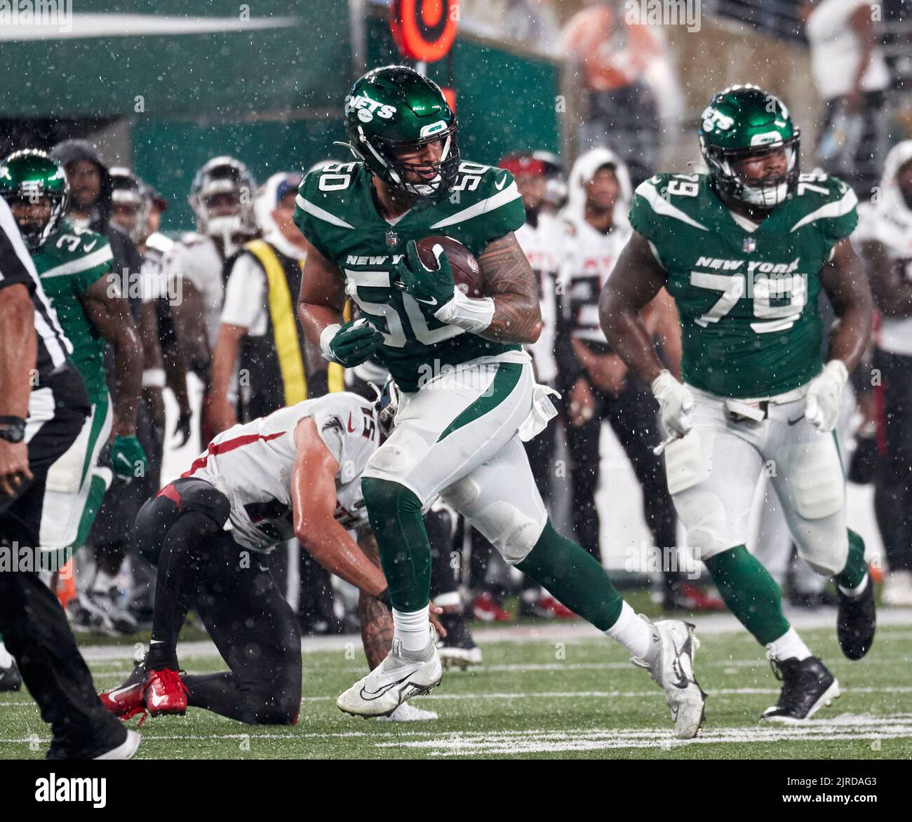August 23, 2022, East Rutherford, New Jersey, USA: New York Jets ...