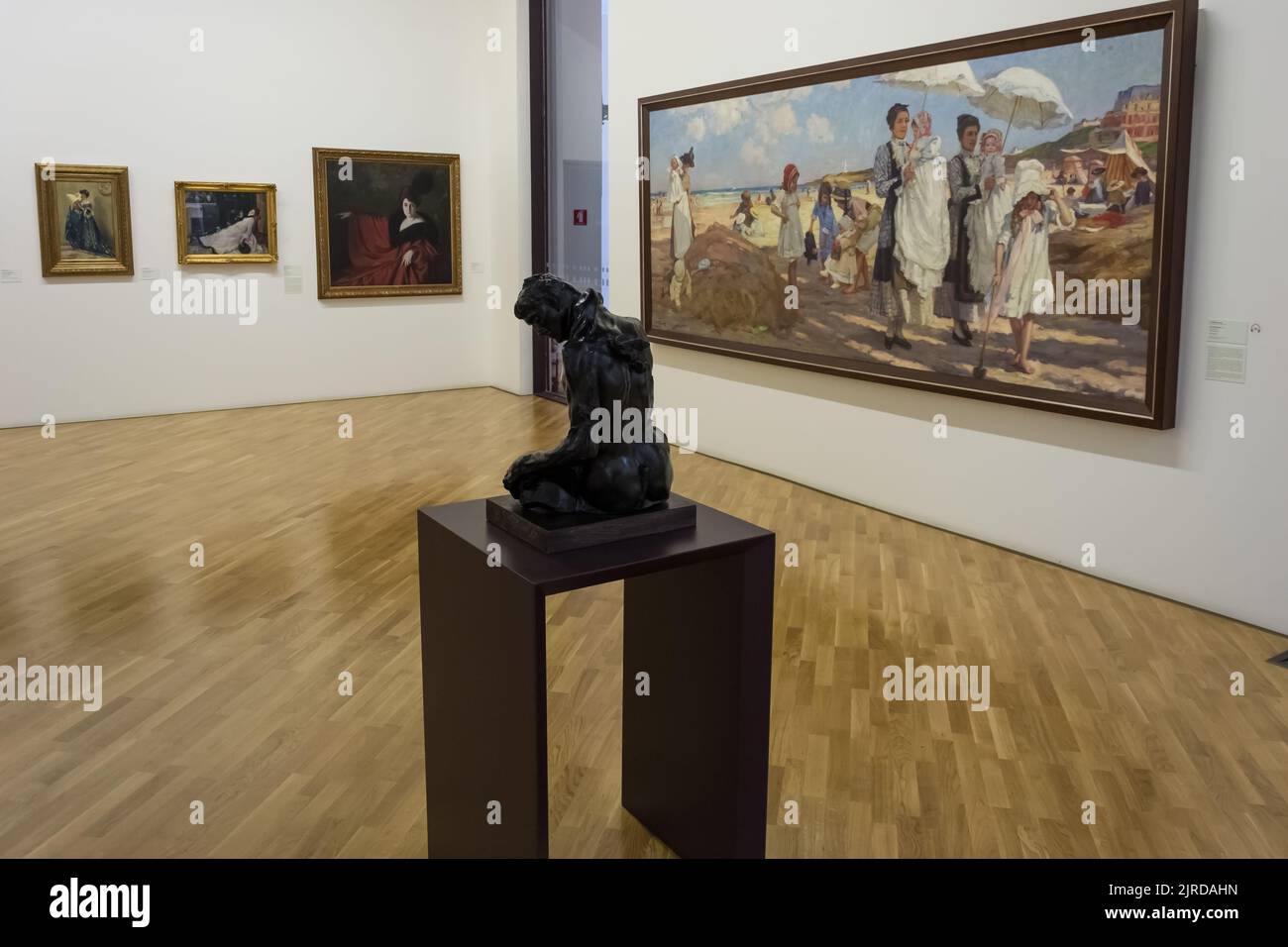 Architectural detail of the interior of the Pinacoteca (pinacotheca ...