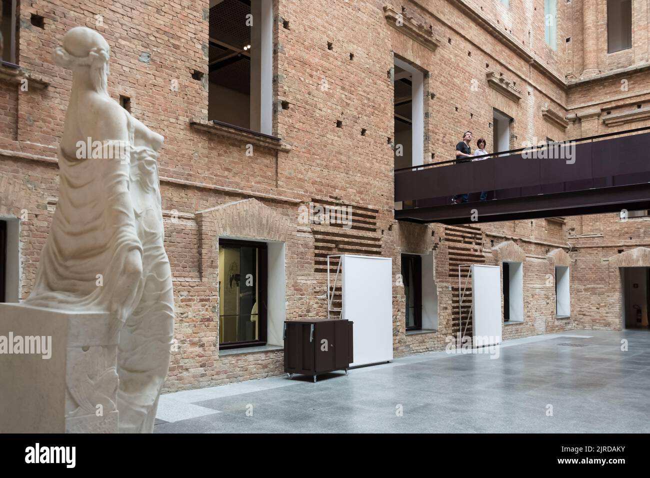 Architectural detail of the interior of the Pinacoteca (pinacotheca ...