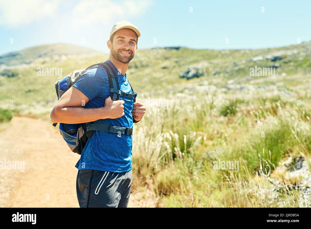 There are so many paths to explore through life. Portrait of a young ...