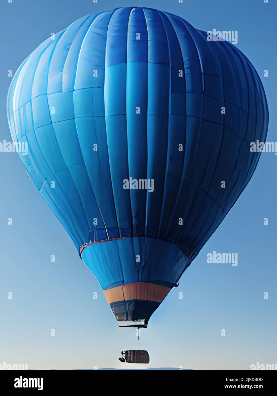 hot air balloon with blue sky Stock Photo - Alamy