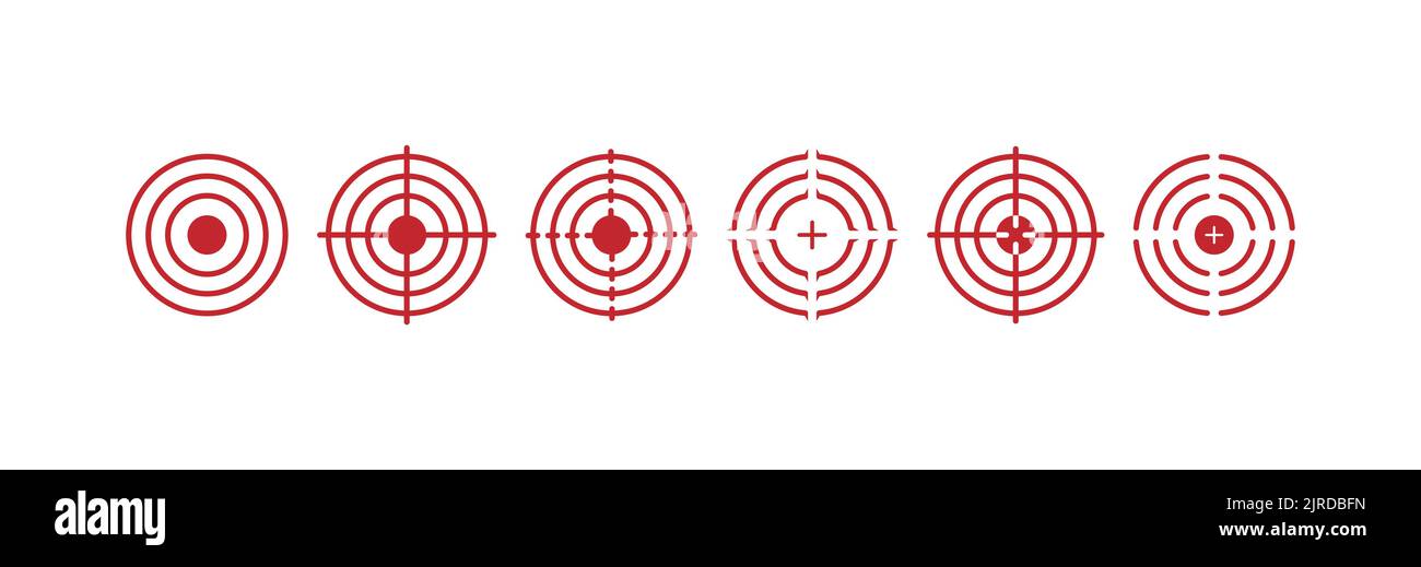 Aim. Vector template for for logo, sticker, logo or brand. Illustration ...