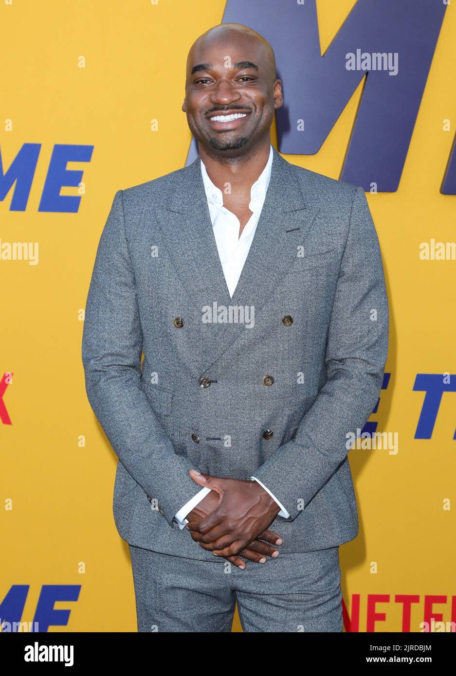Westwood, USA. 23rd Aug, 2022. Bryan Smiley arrives at The premiere of ...