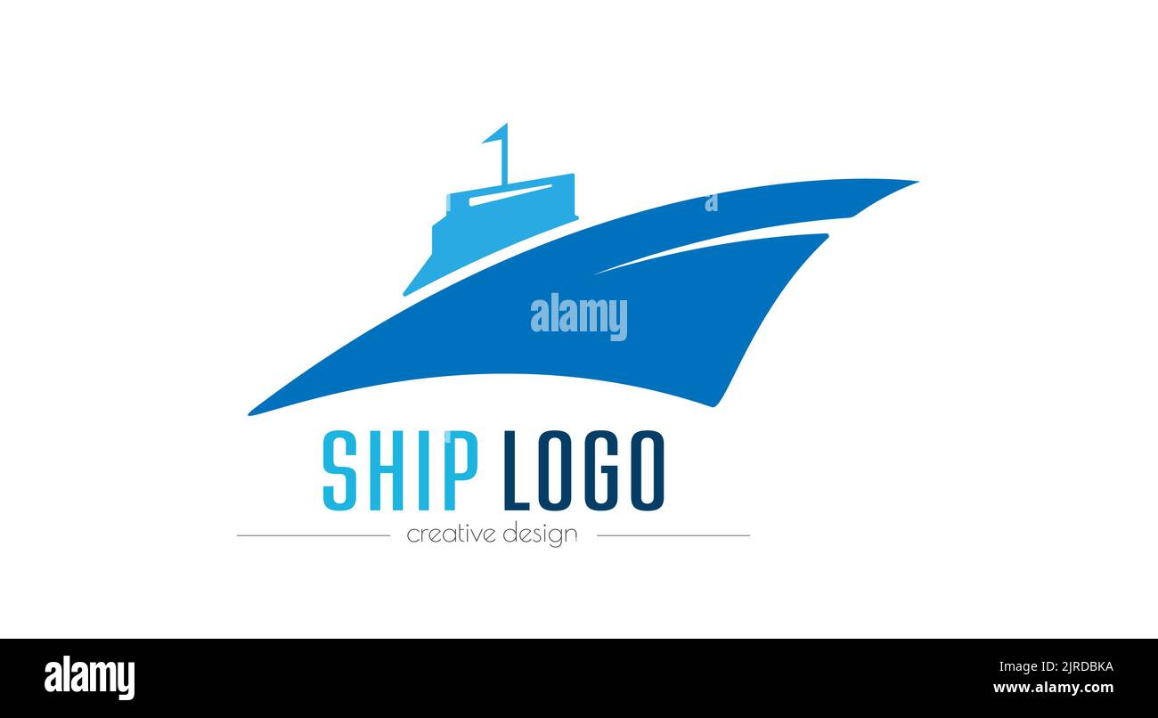 Ship. Template for logo, sticker, stickers and labels, for websites and ...