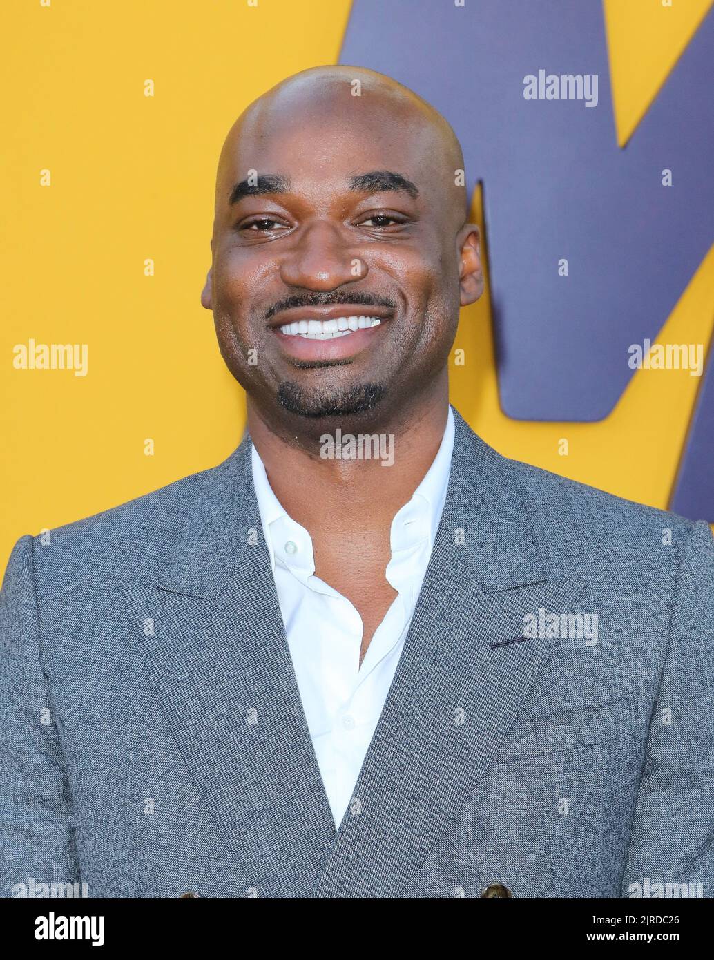 Westwood, USA. 23rd Aug, 2022. Bryan Smiley arrives at The premiere of ...