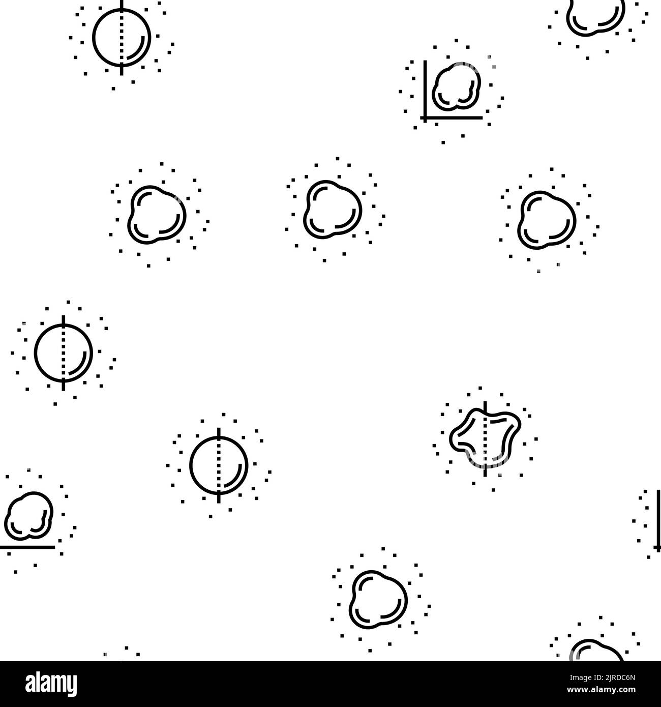 Mole Skin Problem And Disease vector seamless pattern Stock Vector ...