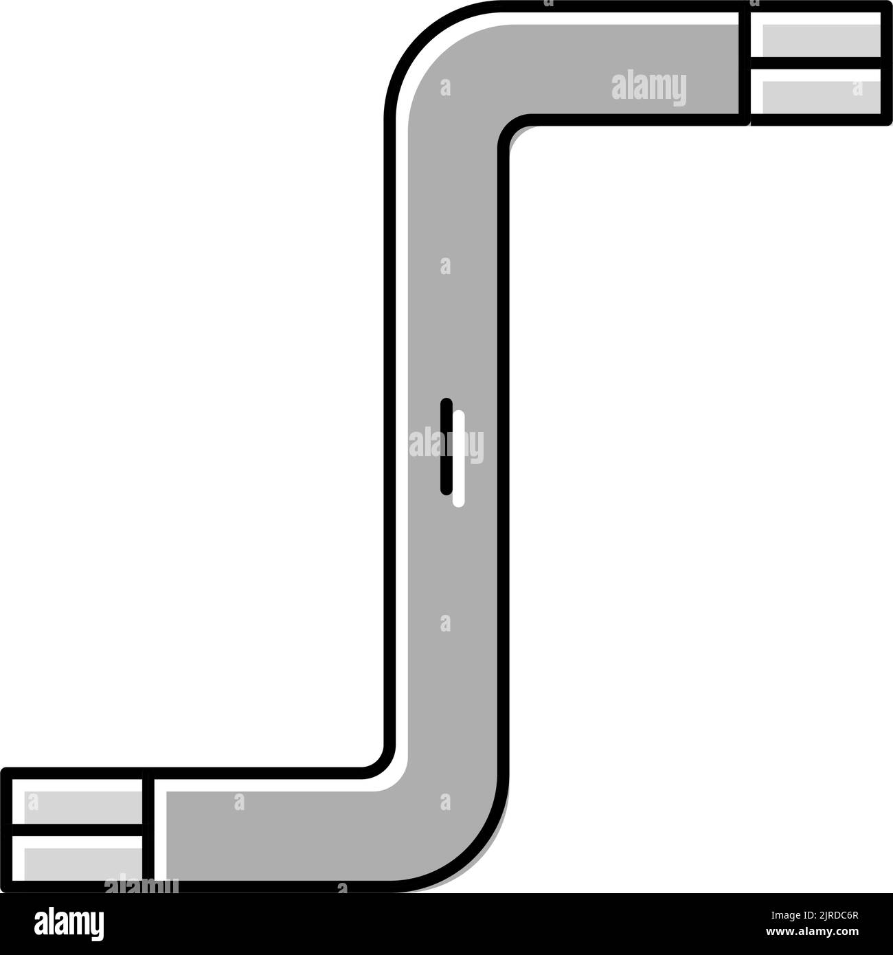 hex key assembly furniture color icon vector illustration Stock Vector ...