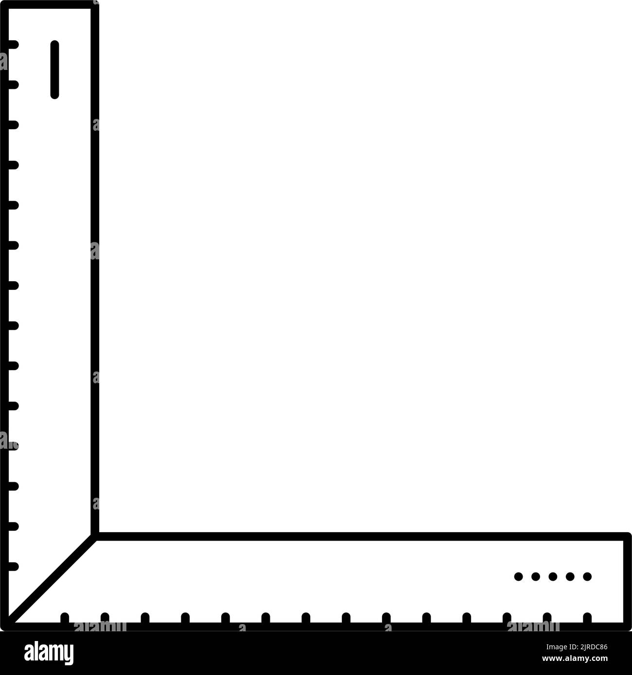 ruler tool repair line icon vector illustration Stock Vector Image ...