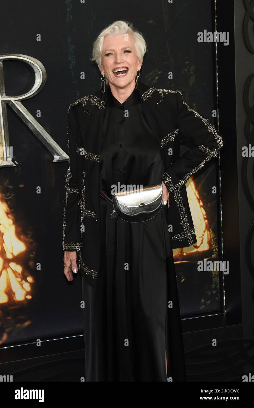 New York, United States. 23rd Aug, 2022. Maye Musk attends 'The Lord of ...