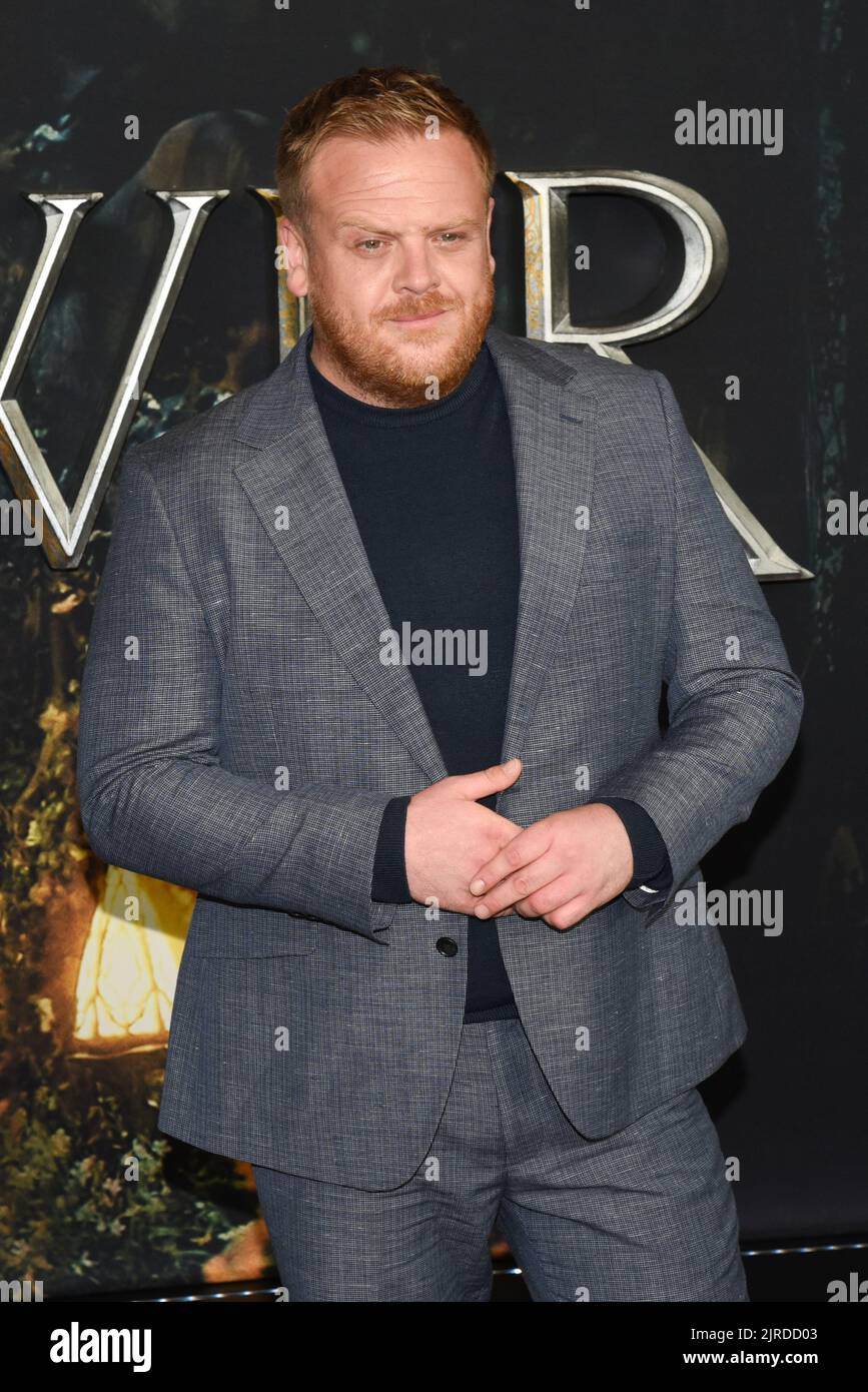 New York, United States. 23rd Aug, 2022. Owain Arthur attends 'The Lord ...