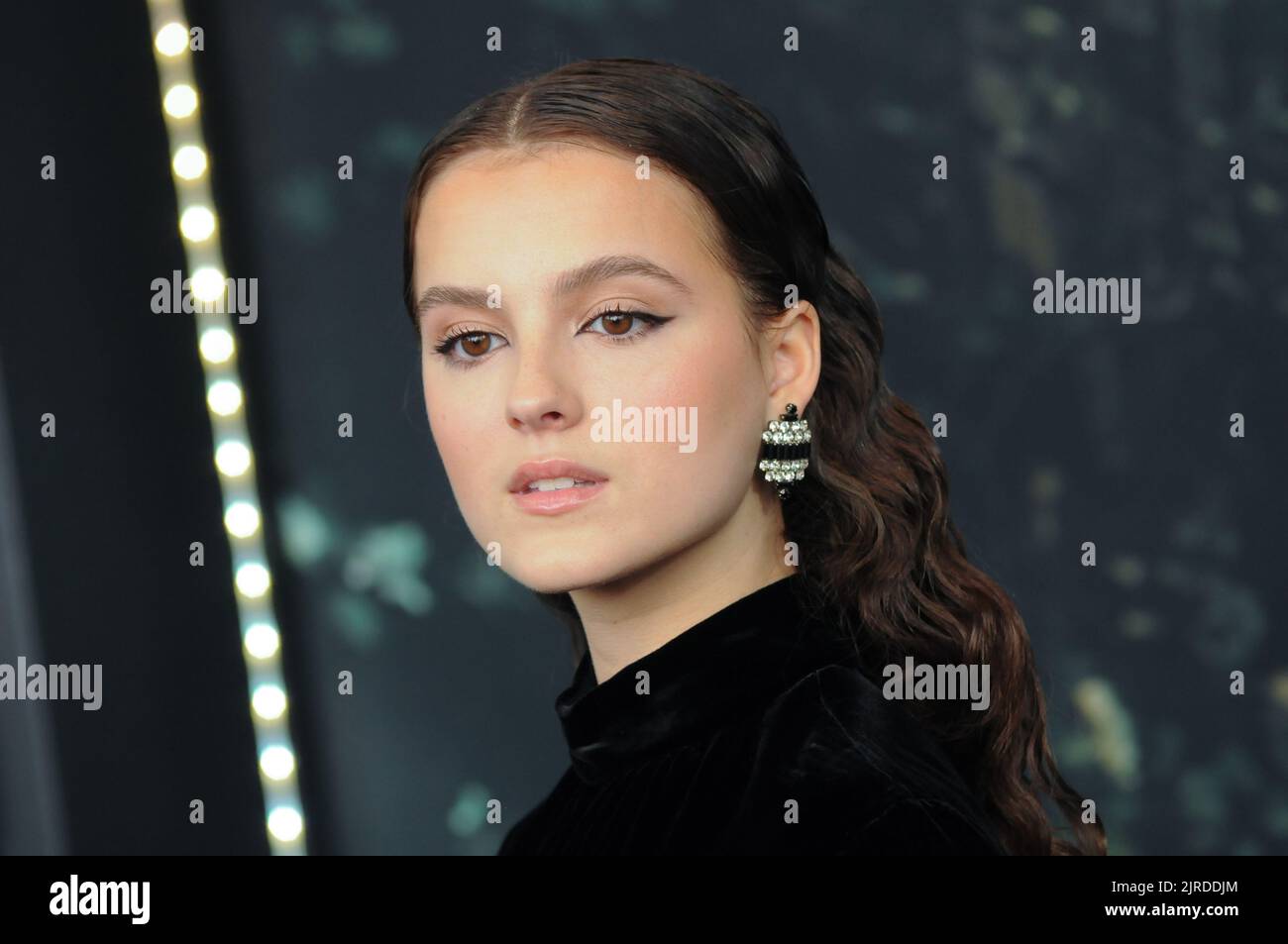 Fina Strazza attends 'The Lord of the Rings: Rings of Power' TV show ...