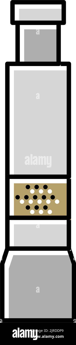 mechanical mill color icon vector illustration Stock Vector Image & Art ...