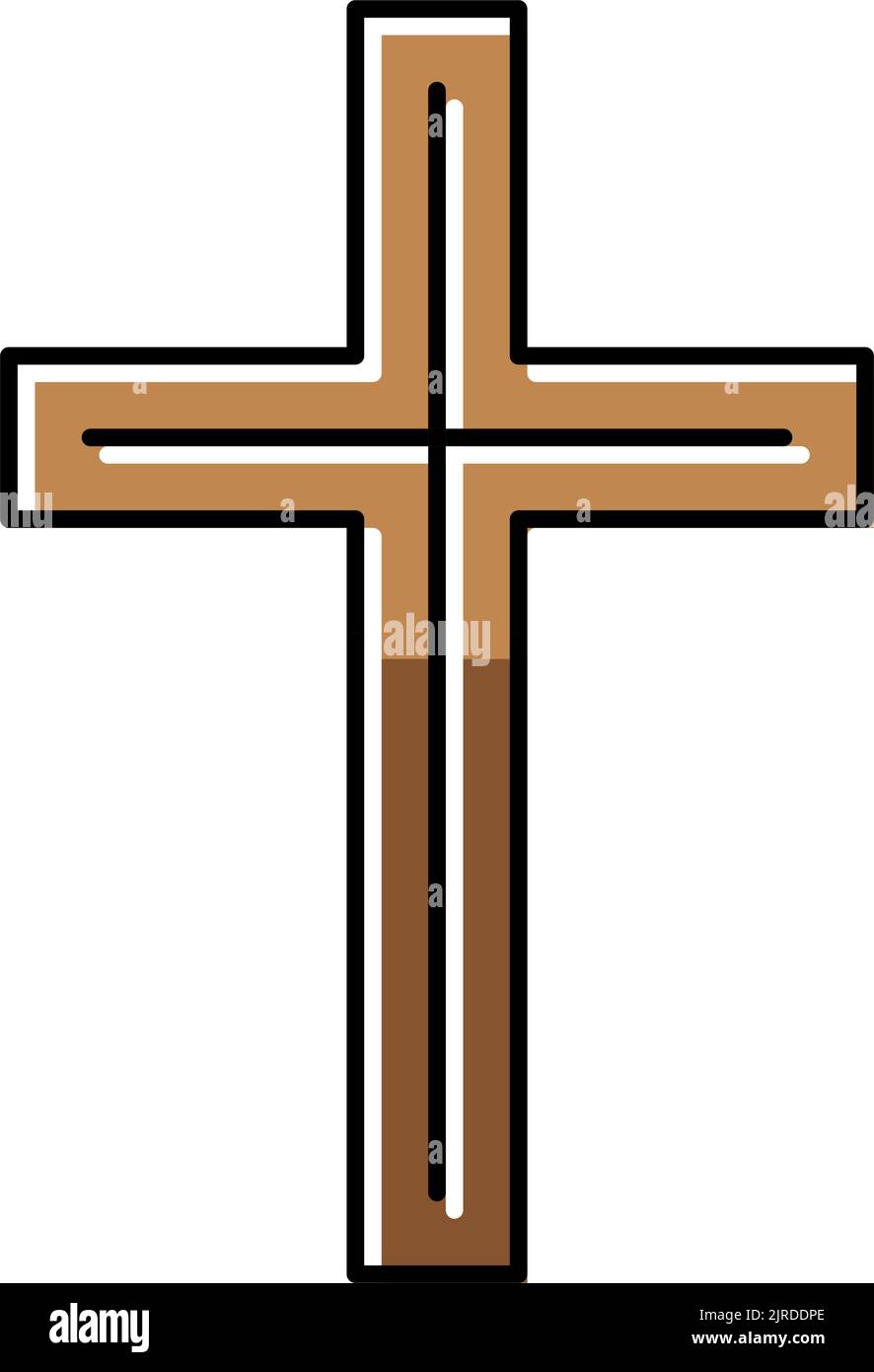 christianity religion color icon vector illustration Stock Vector Image ...