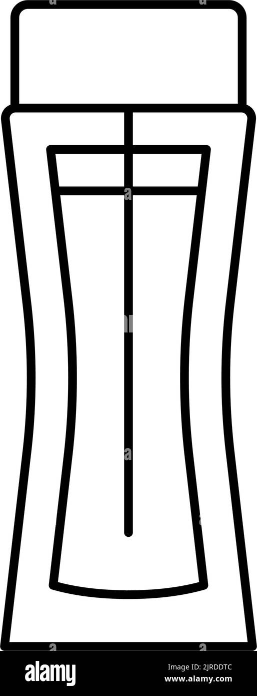 container fragrance bottle perfume line icon vector illustration Stock ...