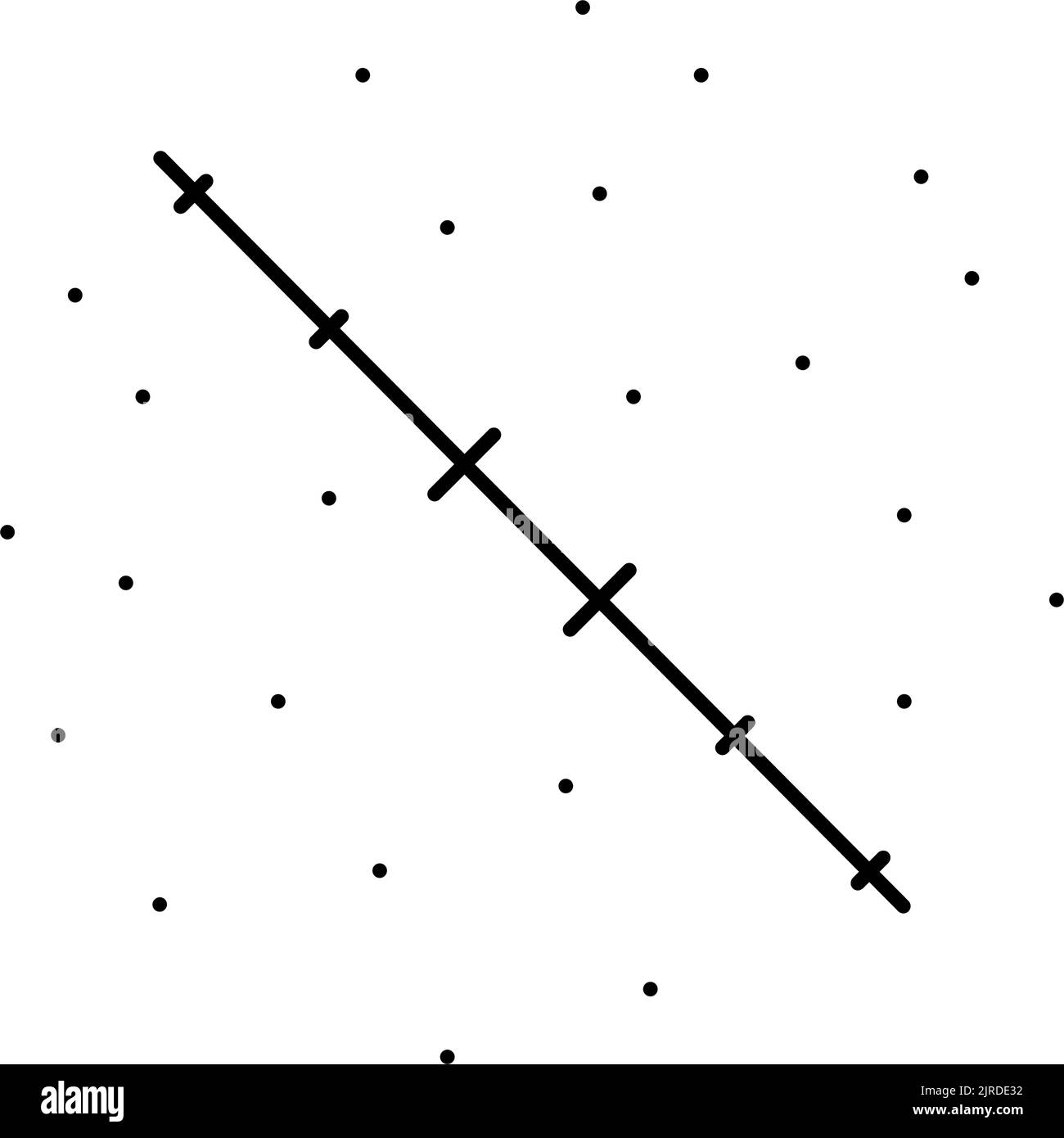 normal line scar line icon vector illustration Stock Vector Image & Art ...