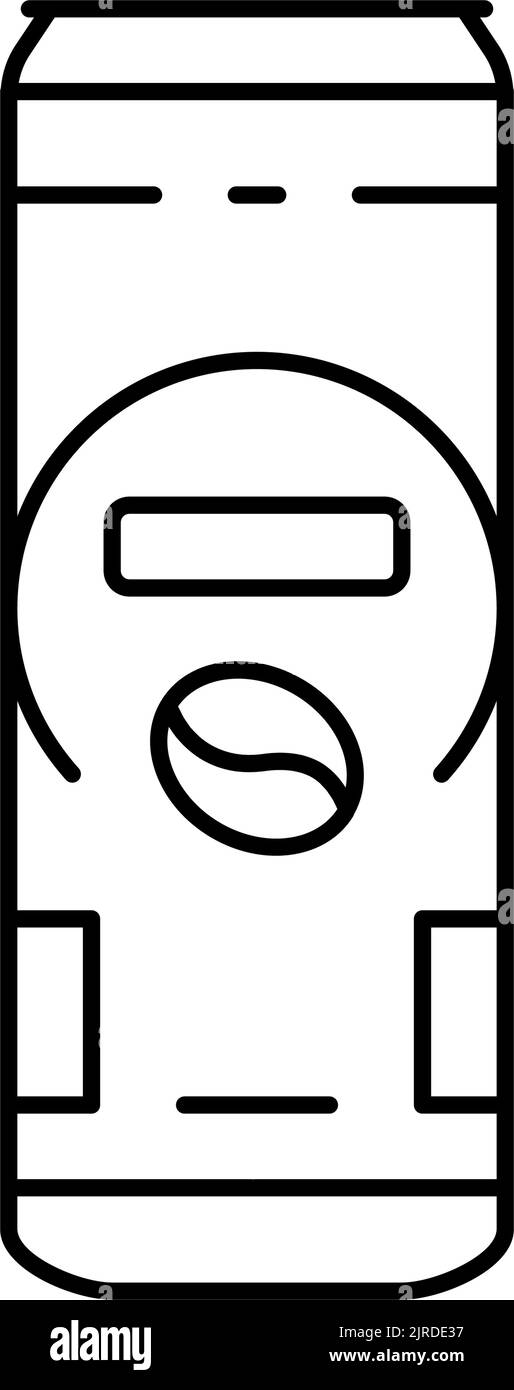 coffee can drink line icon vector illustration Stock Vector Image & Art ...