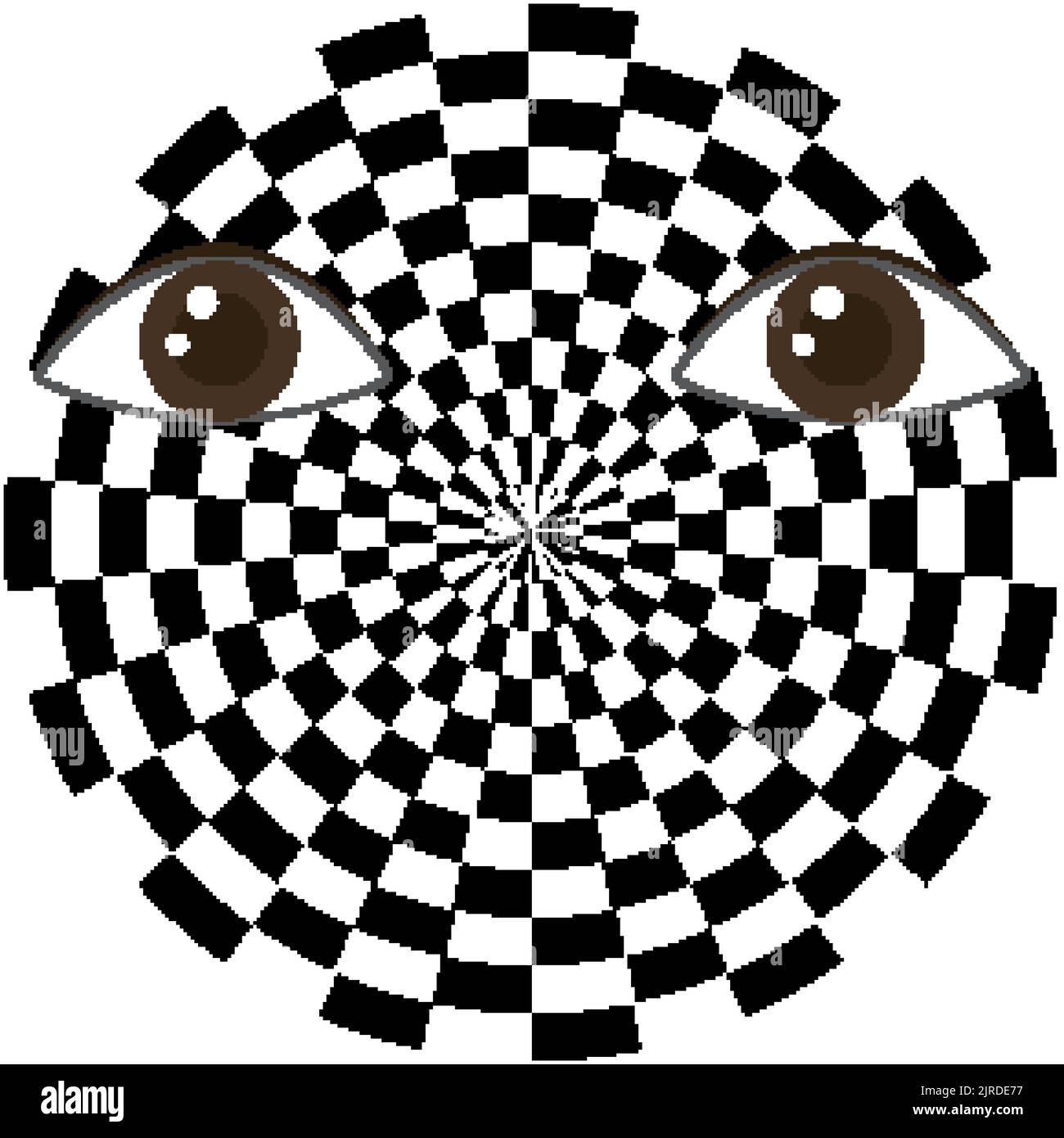 Fraser spiral illusion vector illustration Stock Vector Image & Art - Alamy