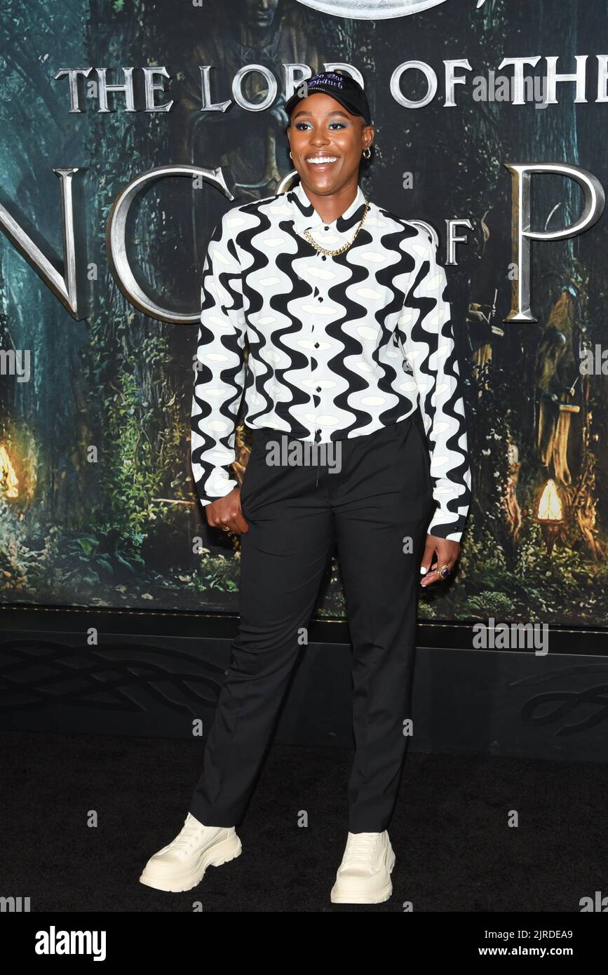 Jerrie Johnson attends 'The Lord of the Rings: Rings of Power' TV show ...