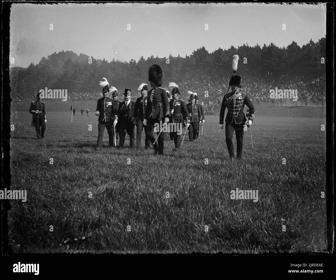 Dominion Day: military escort, 25 September 1907, Wellington, by Fred ...