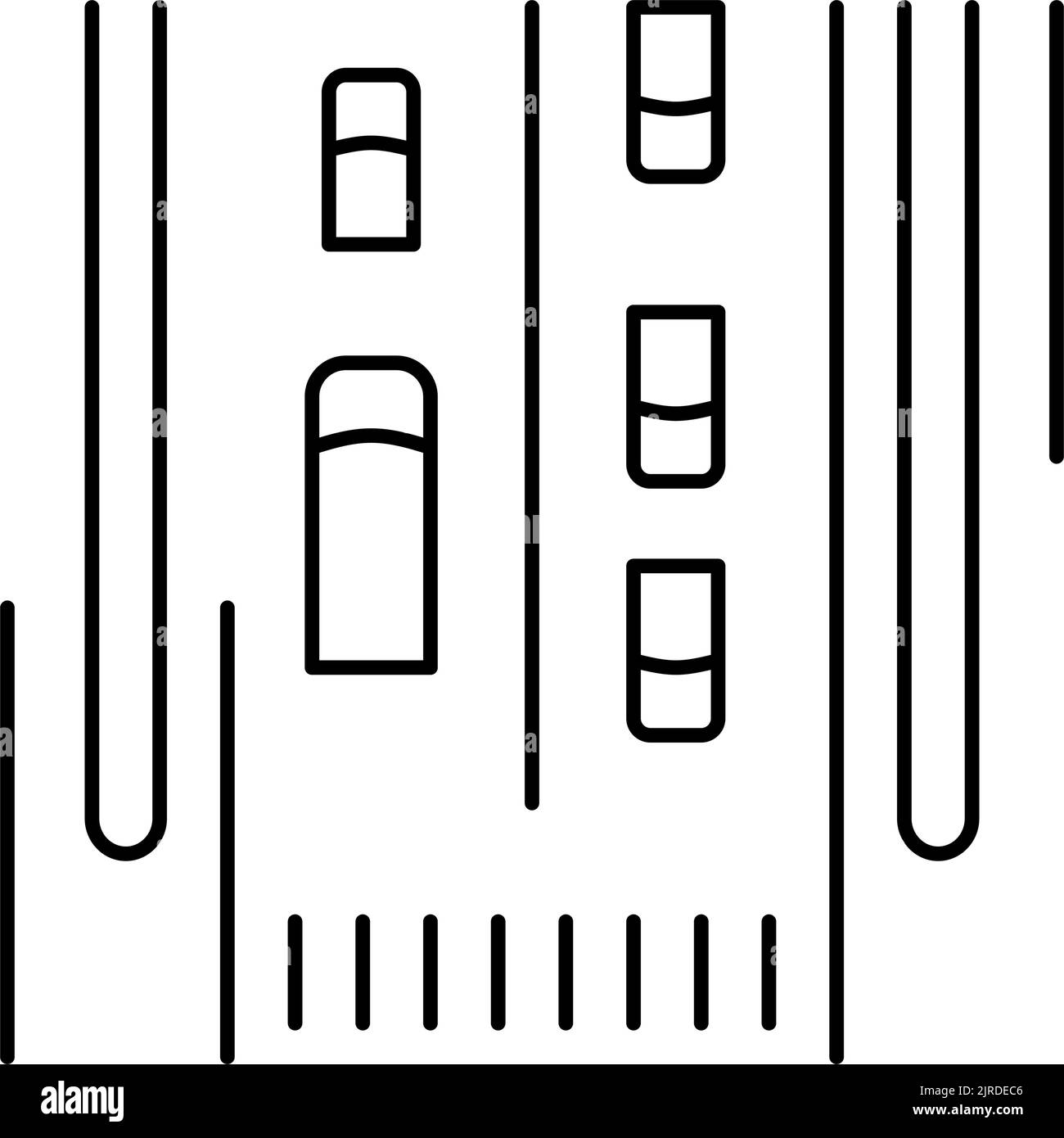 local street line icon vector illustration Stock Vector Image & Art - Alamy