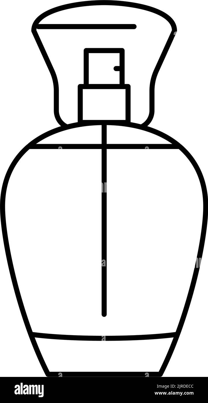 product fragrance bottle perfume line icon vector illustration Stock ...