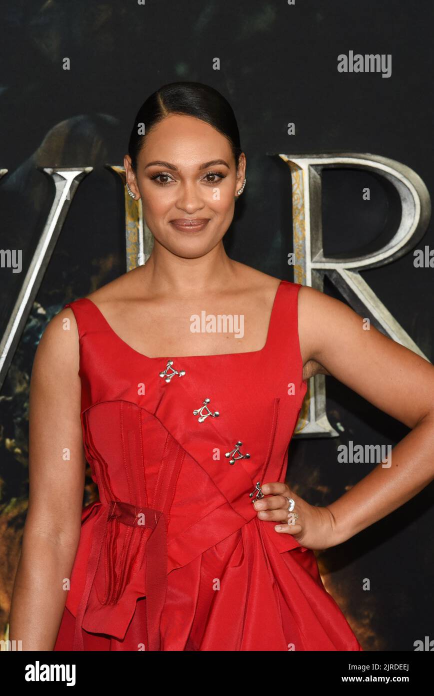 Cynthia Addai-Robinson attends 'The Lord of the Rings: Rings of Power ...