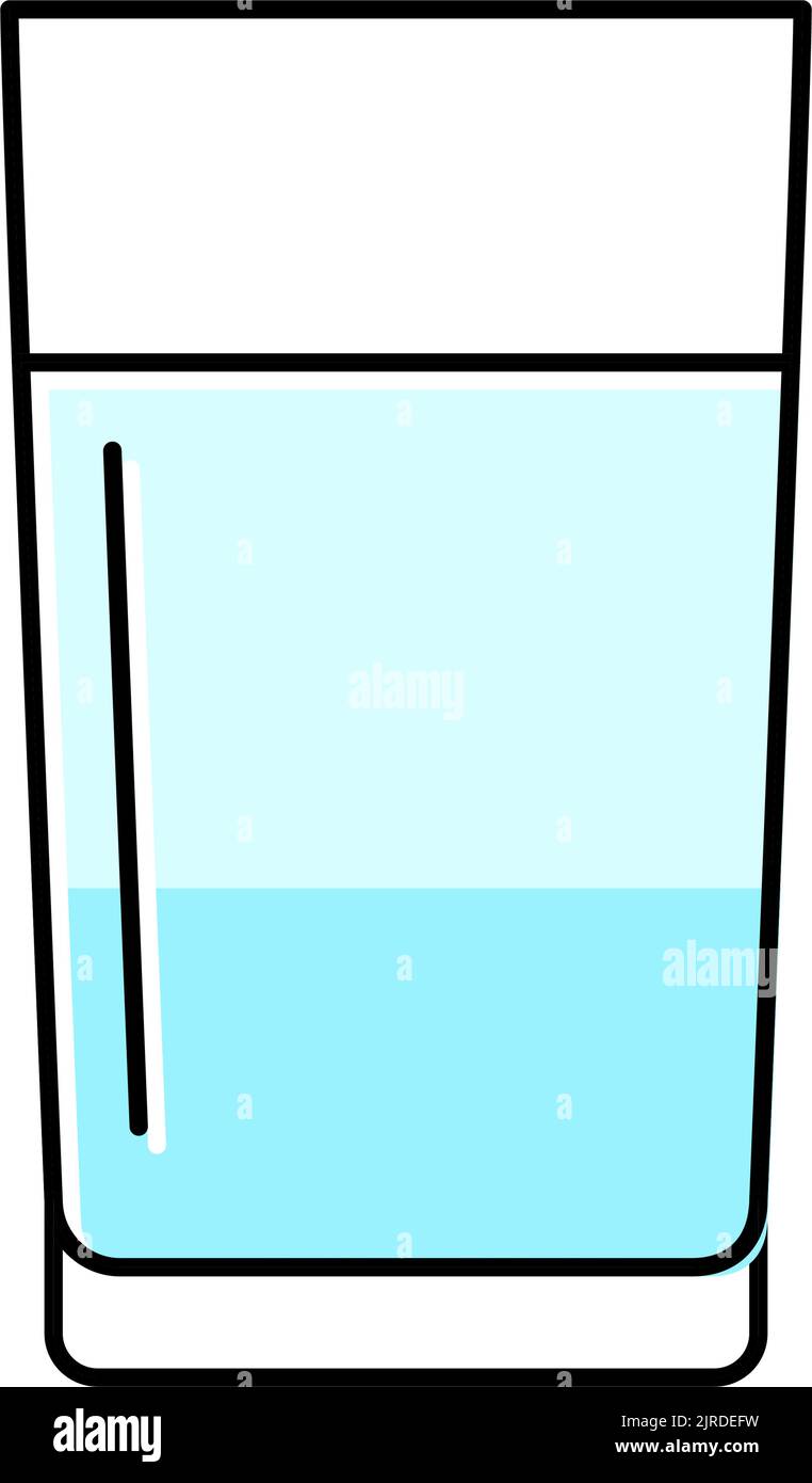 water beverage drink color icon vector illustration Stock Vector Image ...