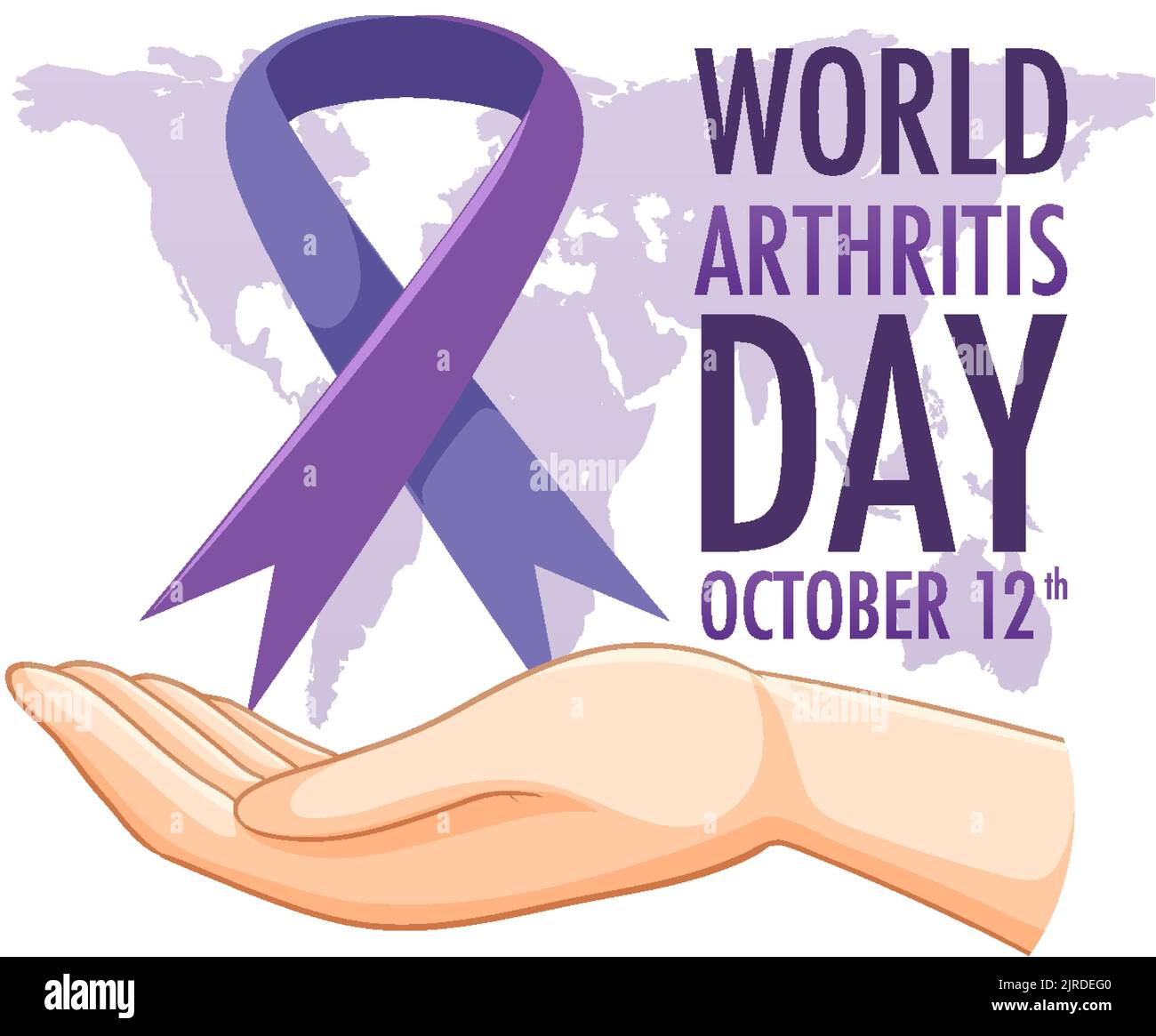 World Arthritis Day Poster Design illustration Stock Vector Image & Art ...