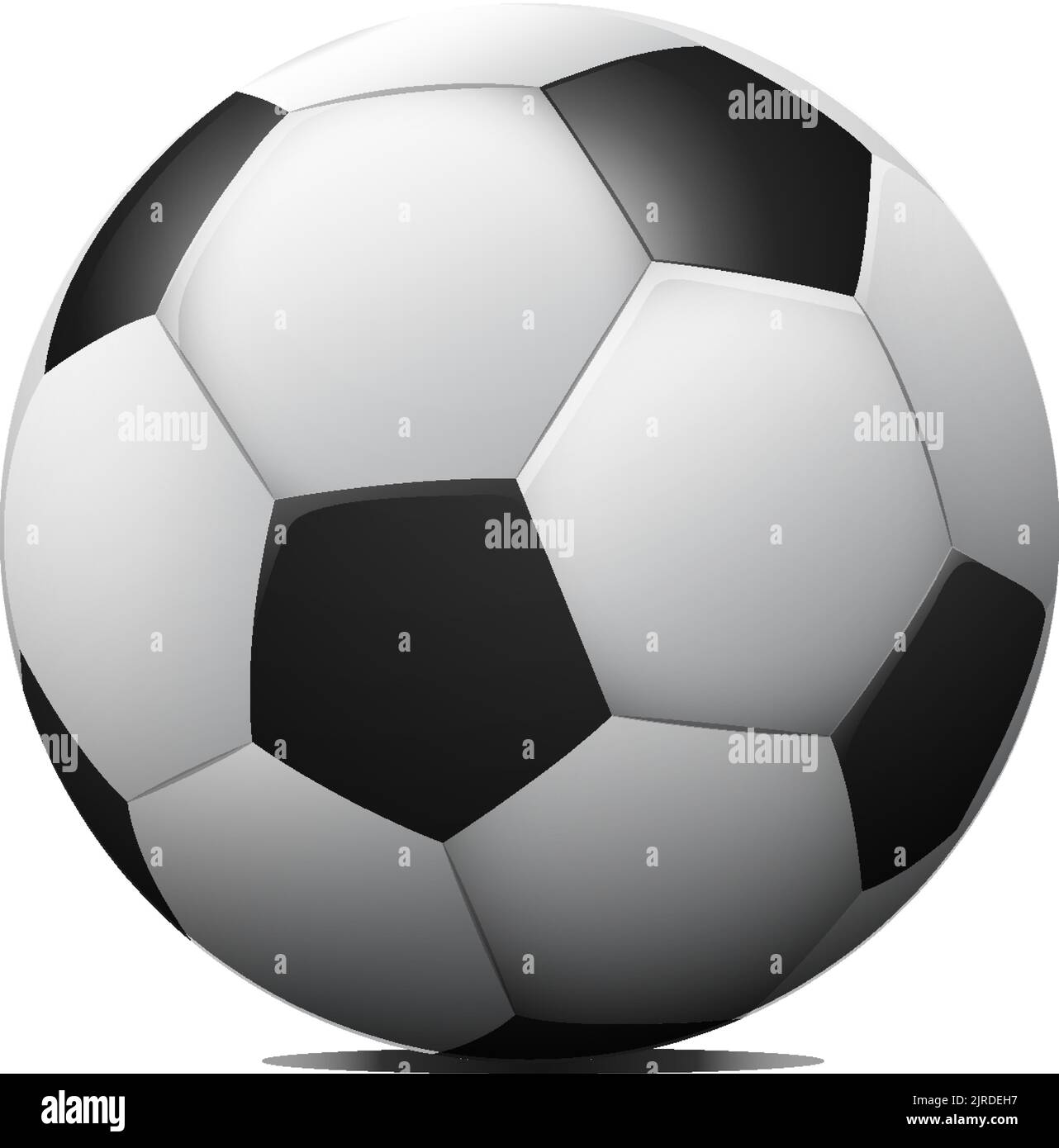 Realistic Soccer Ball Isolated illustration Stock Vector Image & Art ...
